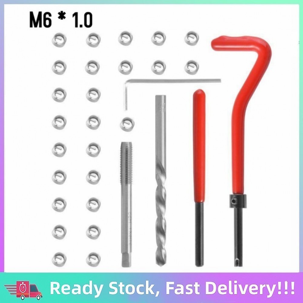 【Local Delivery】Thread Repair Insert Tool Kit M5 M6 M8 M10 for ...