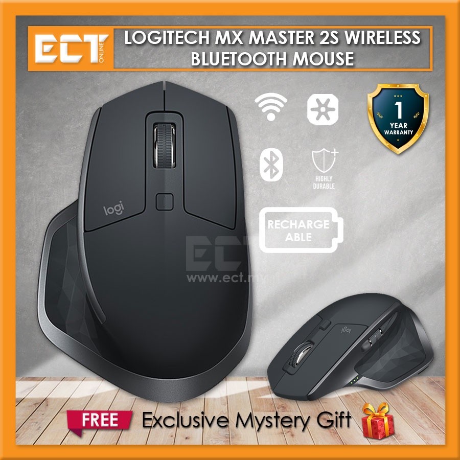 Logitech MX Master 2S Multi Device Wireless / Bluetooth Mouse | Shopee ...