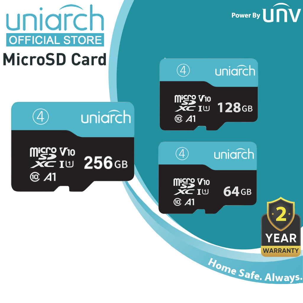 UNIARCH MicroSD Card Speed Class C10/A1/U1/V10 for Uniarch CCTV Camera ...