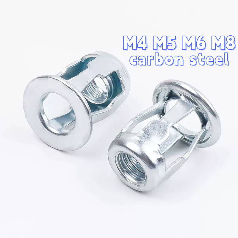jack nut carbon steel M4 M5 M6 M8 expansion clamp petal rivet lock nuts ...