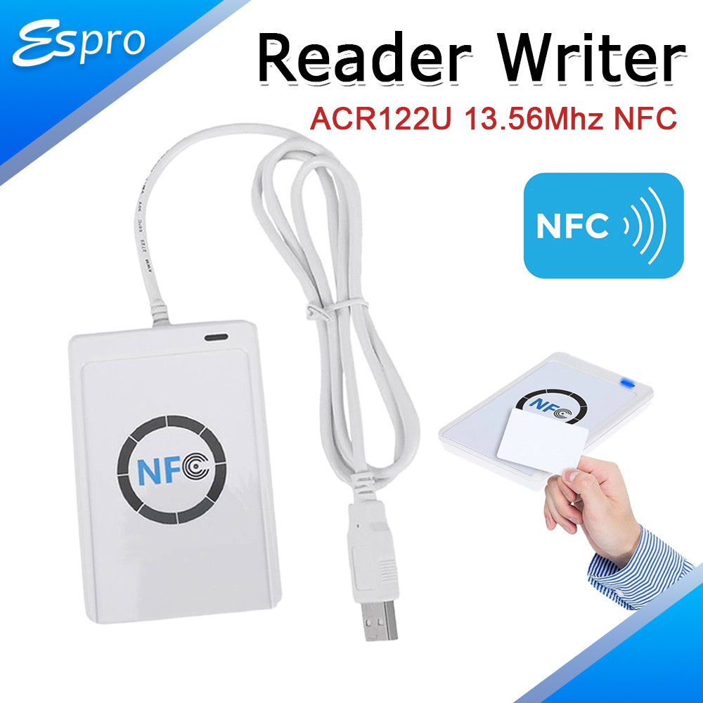 USB NFC Card Reader Writer ACR122U-A9 Contactless RFID Card Reader ...