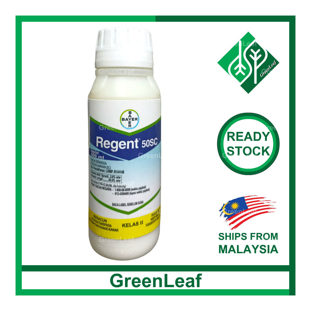 500ML Regent 50SC Bayer Racun Serangga Fipronil 5% Insecticide Ulat ...