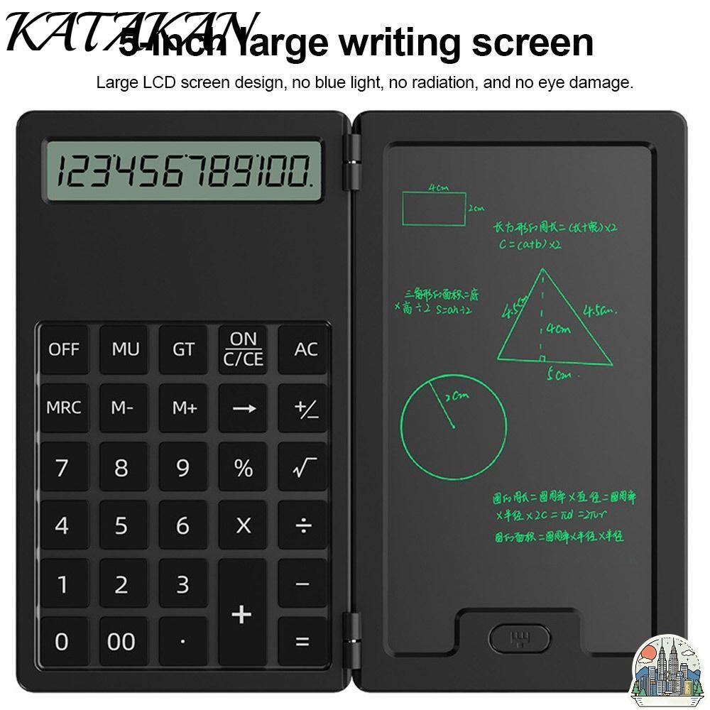 KATAKAN Math Calculator, LCD Notepad With Stylus Scientific Calculators ...