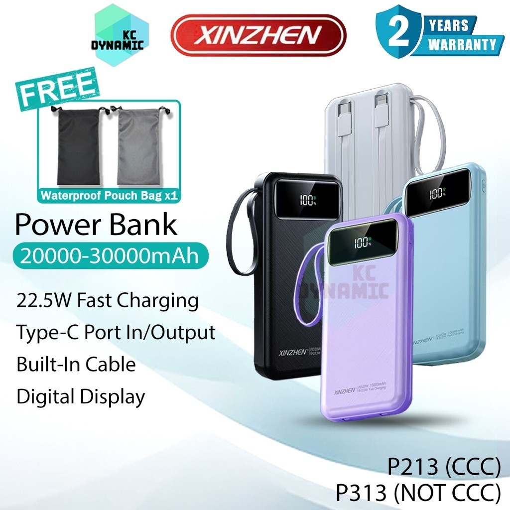 Xinzhen P213 (CCC) 20000mAh Powerbank 22.5W Fast Charging Power Bank ...
