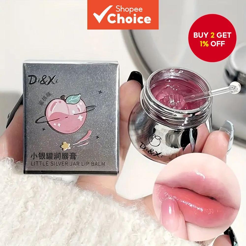 Lip Balm Peach Lip Mask Oil Extract Nourishes Anti-Wrinkles Protects ...