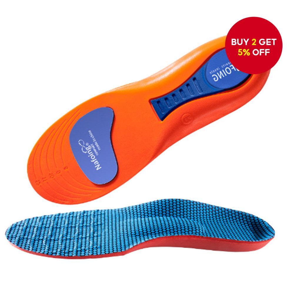 Sports Insoles Shock Absorbing Full Cushion Support Inserts For Running ...