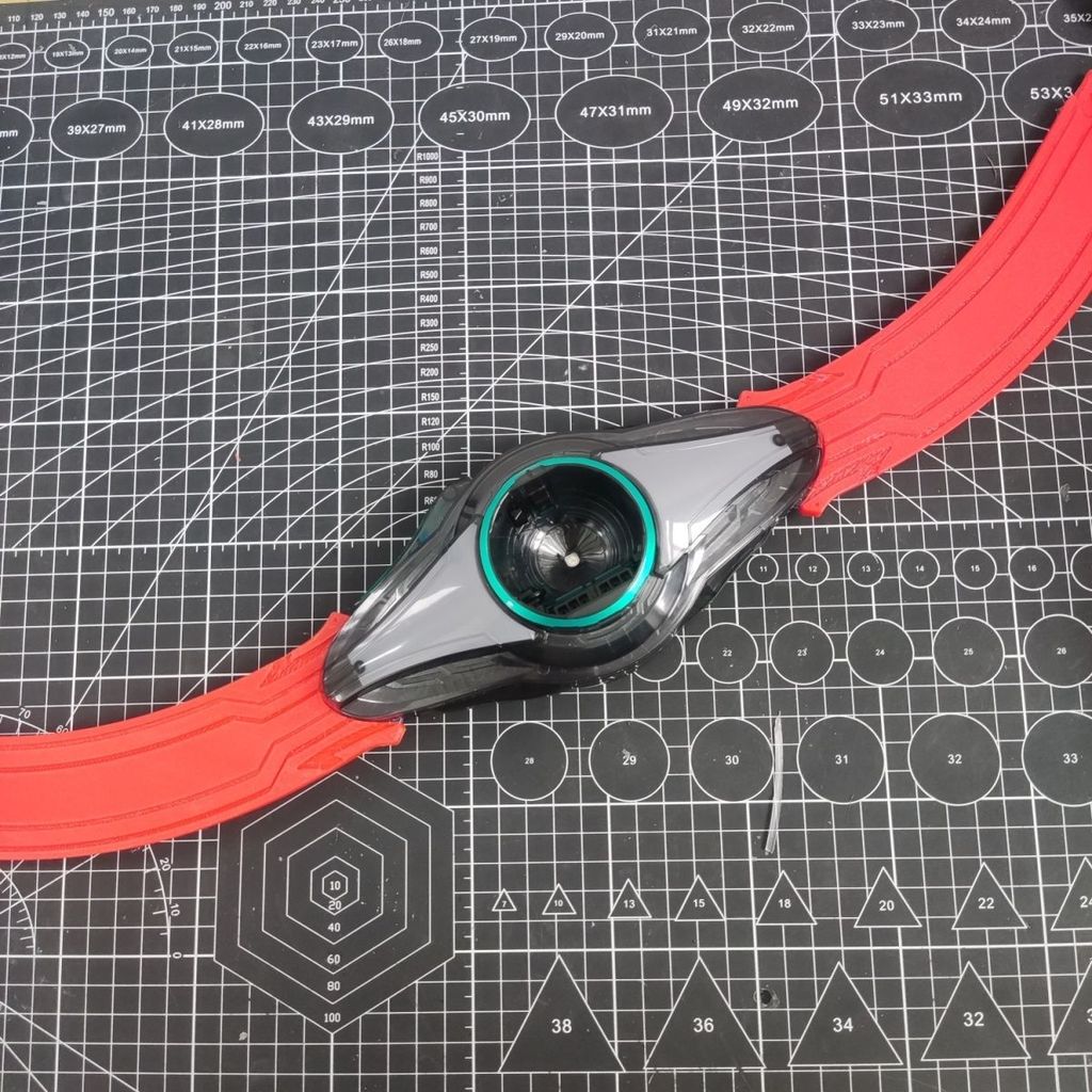 Kamen Rider Zeztz Zez ZZZ Drive Impact Form Red Embedded Modified Belt ...
