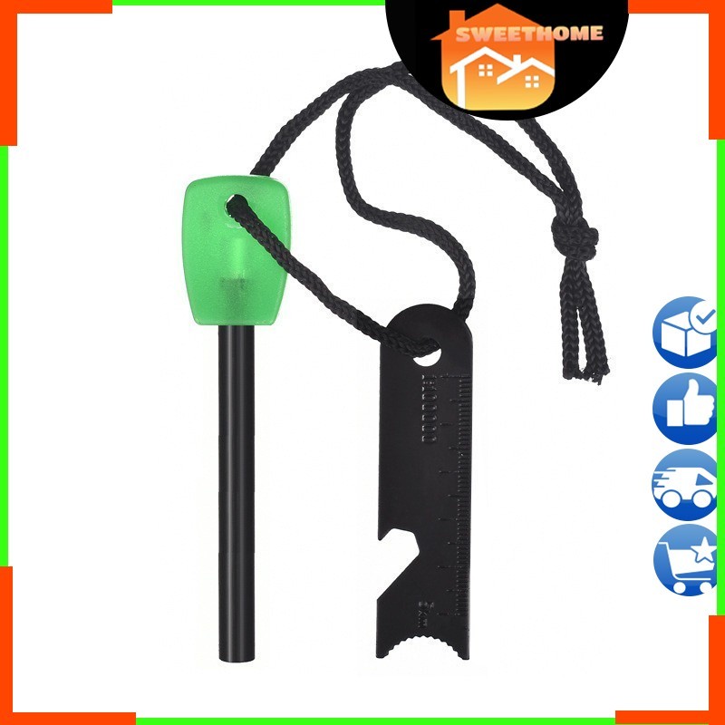 Rod Fire Starter With Magnesium Rod Survival Kit For Camping Hiking ...