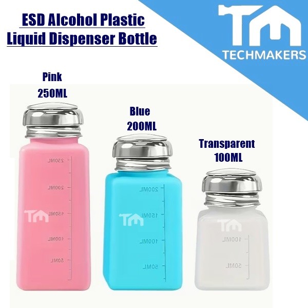 100ml / 250ml / 200ml Anti-Static ESD Alcohol Plastic Liquid Dispenser ...