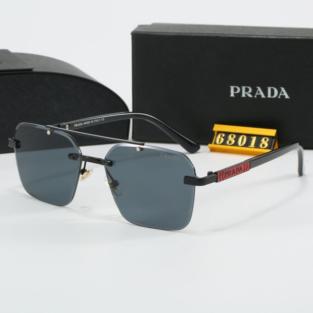 7502PRADA Fashion Trendy Hot Girl Sunglasses Female Black Frame ...