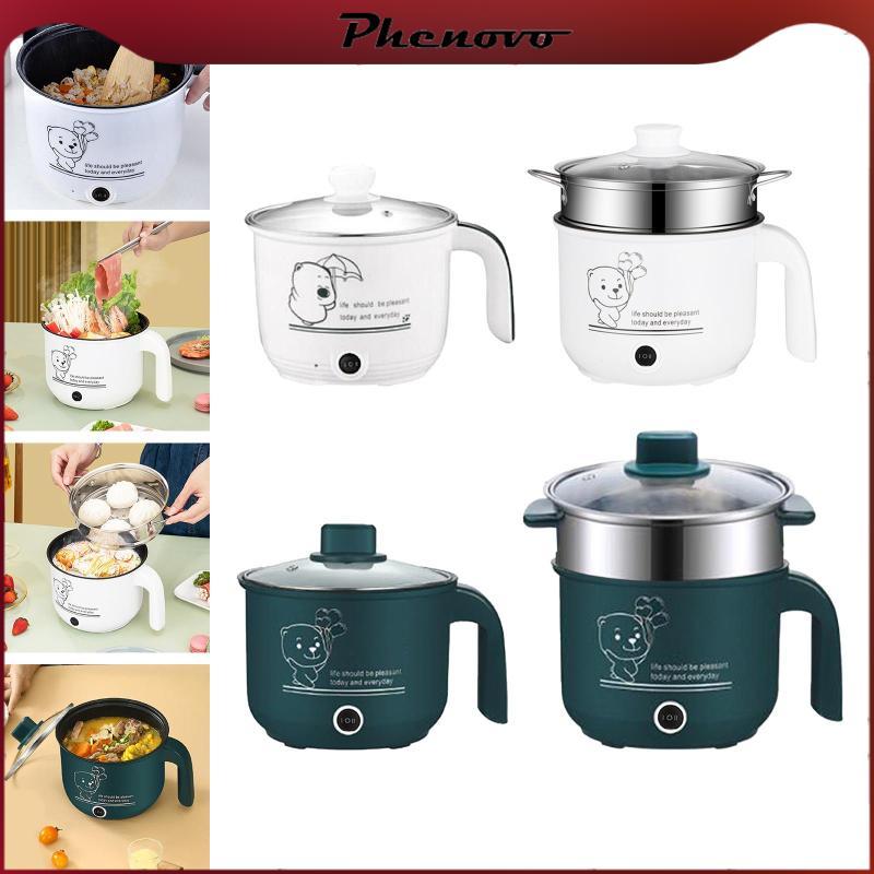[Phenovo] Mini Hot Pot Electric Rice Cooker Nonstick Dry Protection ...