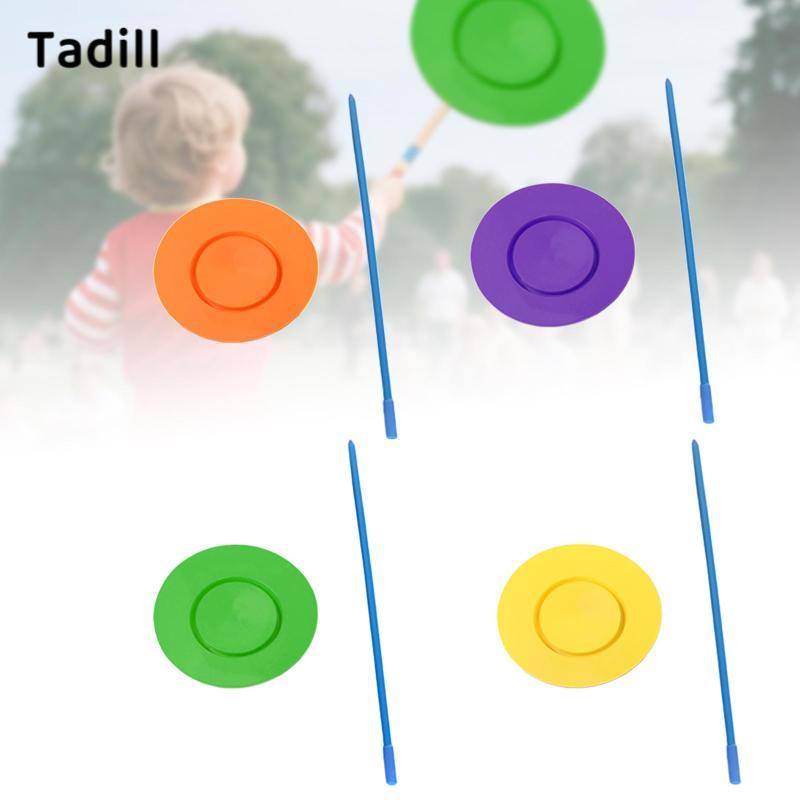 Tadill Multi Color Spinning Plate Balance Skill Set Plastic Juggling ...