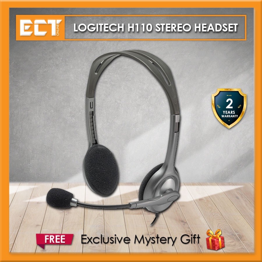 Logitech H110 Stereo Headset | Shopee Malaysia
