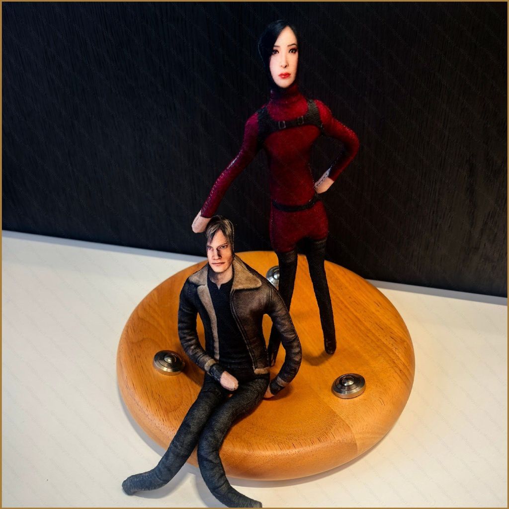 HQ Resident Evil Ada Wong Leon Scott Kennedy Poseable Dried Rat Game ...