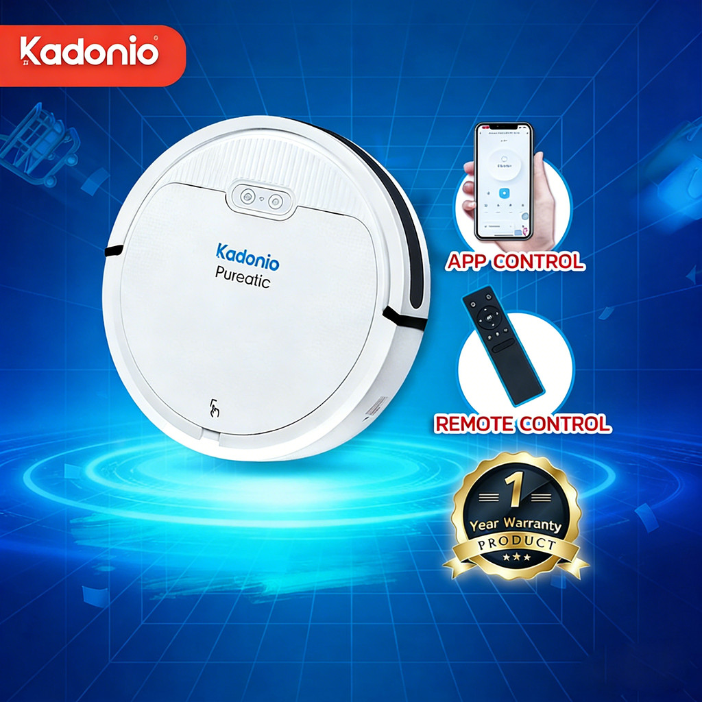 Kadonio Vacuum Robot Wet and Dry Vacuum Mop Smart Robot 扫地机器人 RV96 ...