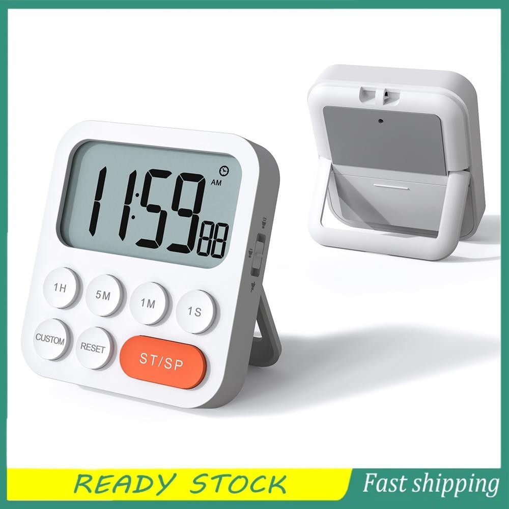 etto-MY Digital Kitchen Timer Magnetic Count Up/Down Clock with ...