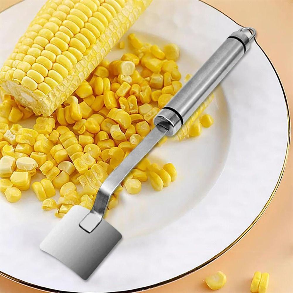 DUCKIHOGAN Long Handle Corn Stripper, Stainless Steel with Ergonomic ...