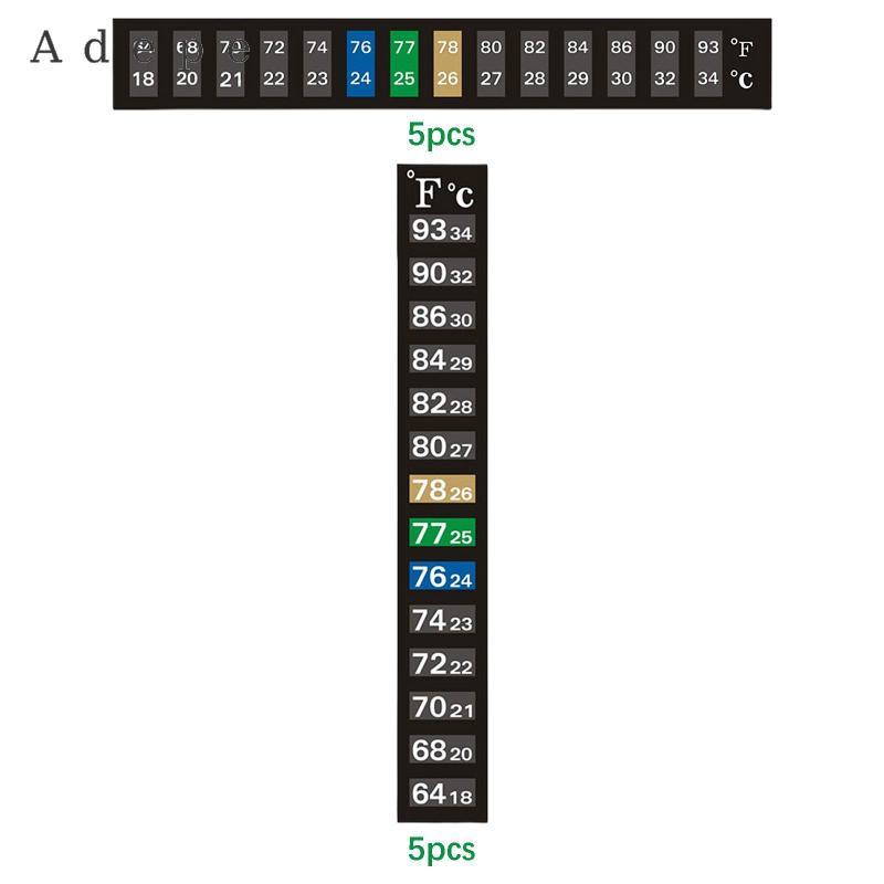 [Adepe] Aquarium Temperature Strip Sticker Accurate Easy Install ...