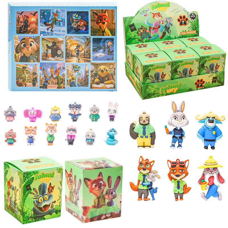 Zootopia Action Figure Blind Box Zootopia 2 Judy Nick Desktop ...