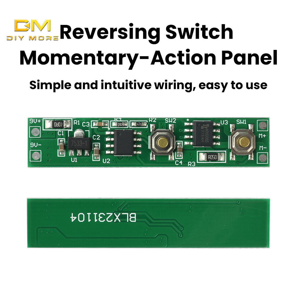 DIYMORE Forward/Reverse Switch Momentary Switch Board DIY Electric ...