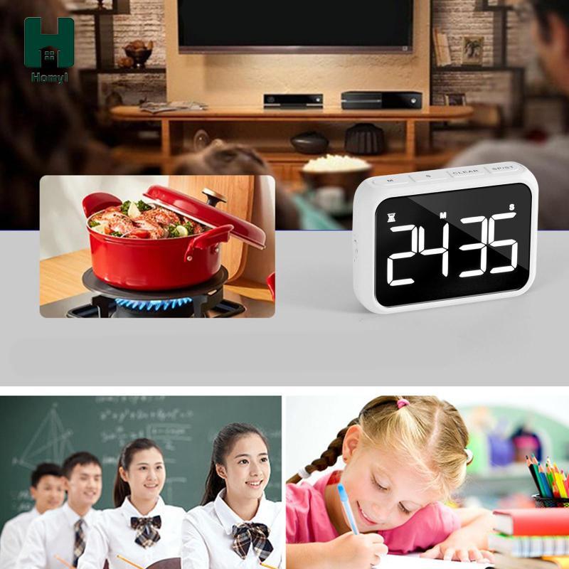 Homyl Digital Timer Kitchen Timer Count up Down Rechargeable for Study ...
