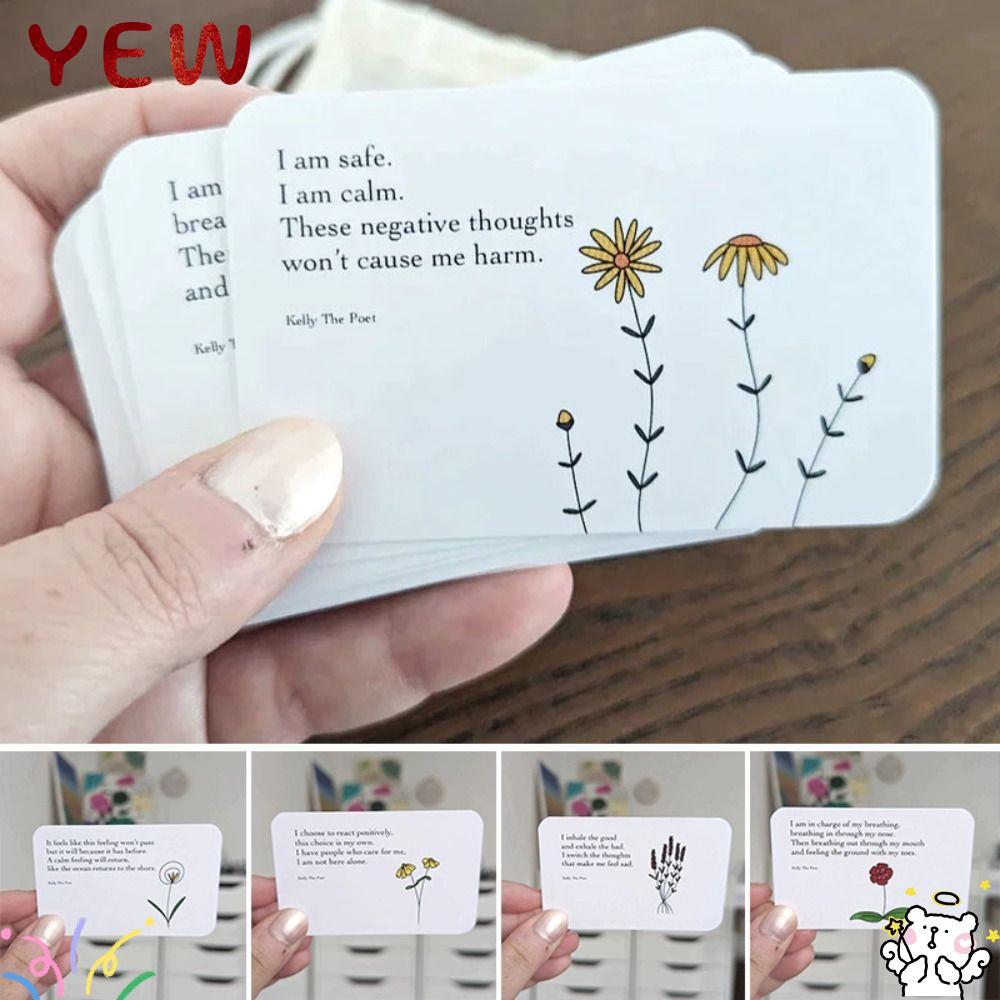 YYE Anxiety Relief Pocket Poems, Positive Affirmations with Positive ...