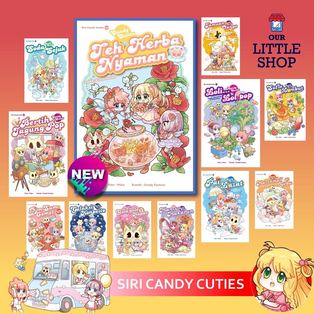 SIRI CANDY CUTIES U01 - U27 + ULANG TAHUN KE-10 [GEMPAK STARZ LEARN ...