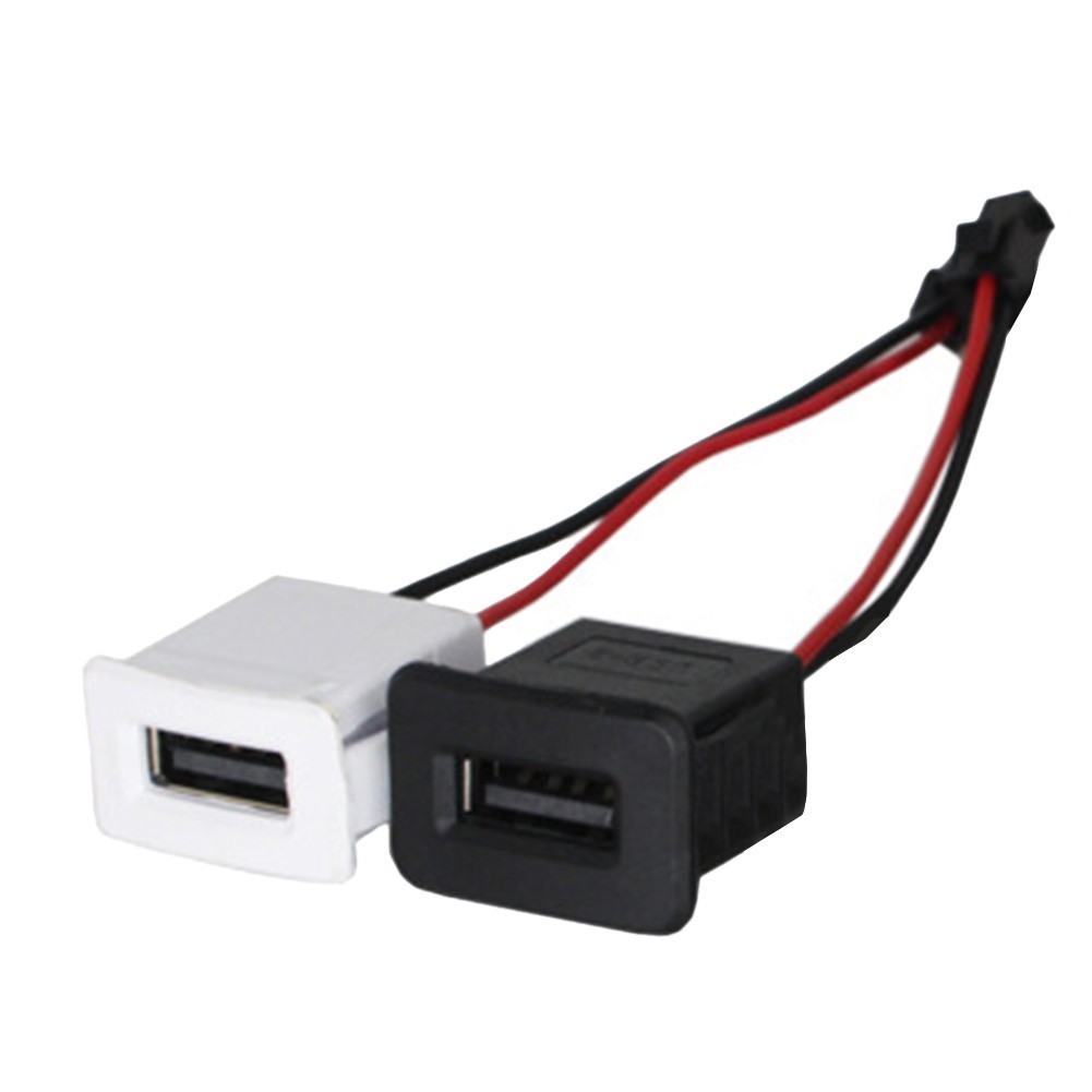 EVER| USB Female Power USB Charging Port Connector with Cable Terminals ...