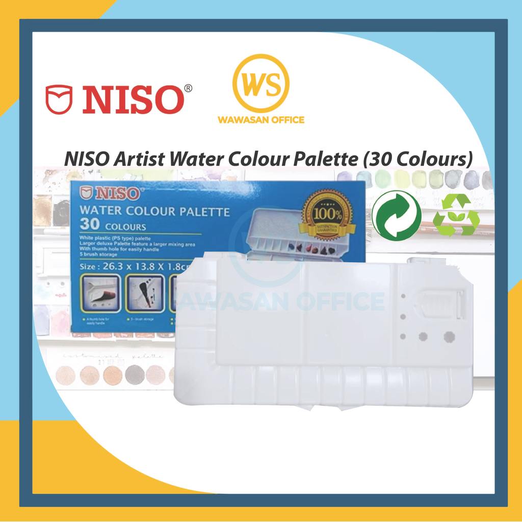 Niso Watercolour Palette / Colour Palette Watercolor / Water Colour ...