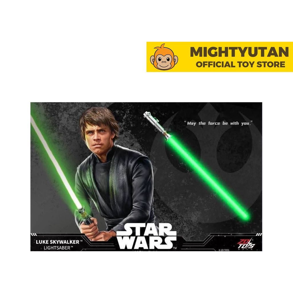 Star Wars Luke Skywalker Light and Sound Electronic Lightsaber | Shopee ...