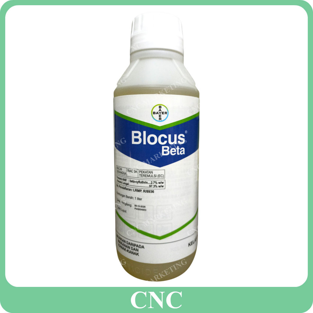 Bayer Blocus Beta 1L Racun Serangga Beta Cyfluthrin 2.7% Insecticide ...