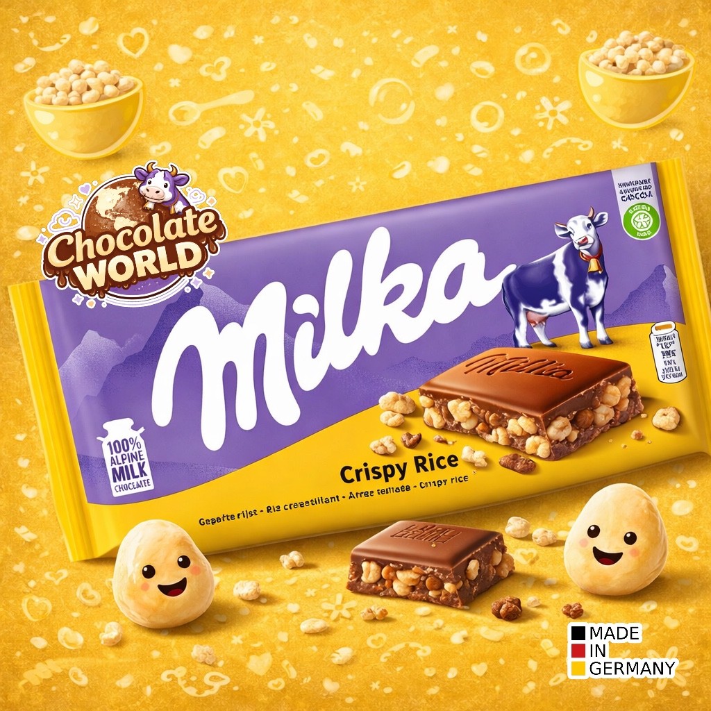 Milka Crispy Rice Milk Chocolate 100g (Made in EU) | Shopee Malaysia