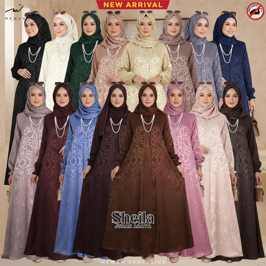 Jubah Abaya SHEILA By Mewah Exclusive - Jubah Muslimah Umrah | Clothing ...