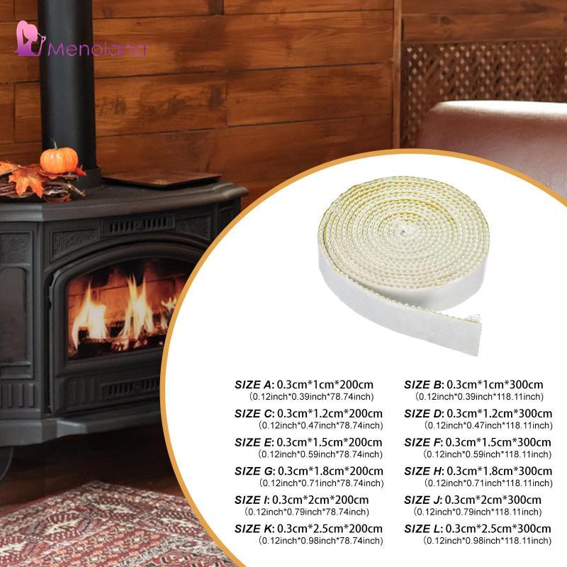 [Menolana] Fireproof Heat Resistant Fiberglass Rope Stove Door Gasket ...