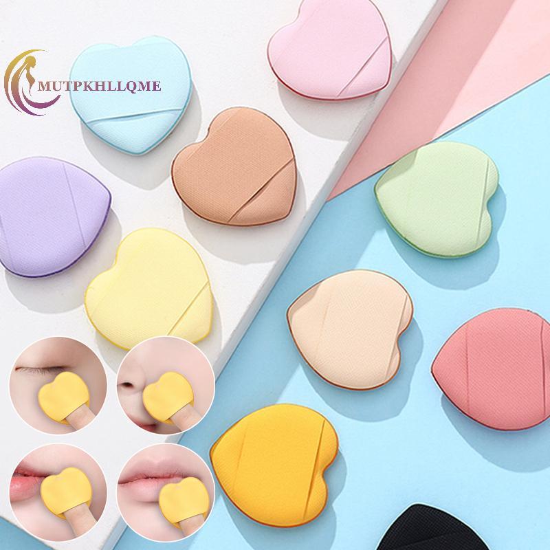 Csndices 20 Pcs Mini Heart Shape Cushions Air Cushion Powder Puff Latex ...