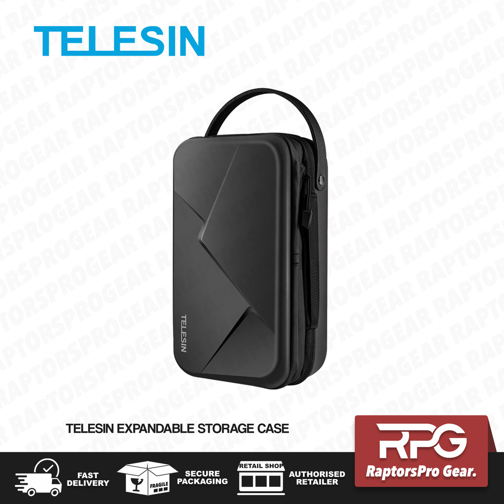 [NEW VERSION] - TELESIN Waterproof Portable Expandable Storage Case ...