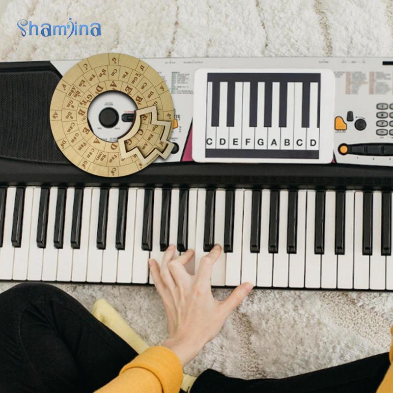 [Shamjina] Wooden Melody Tool, Music Transpose Tool, Round Circle of ...