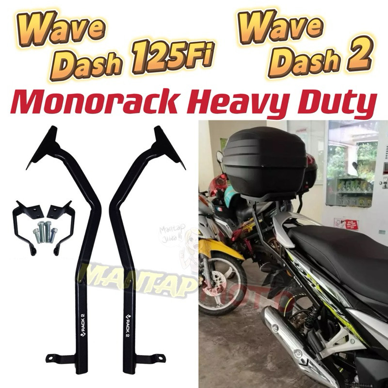 Monorack Heavy Duty Honda Wave Dash 125Fi Wave Dash 2 | Shopee Malaysia