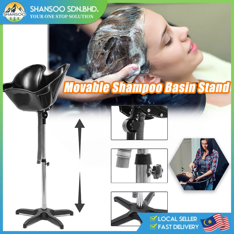 Movable Shampoo Basin Stand Hair Portable Salon Washing Basin ...