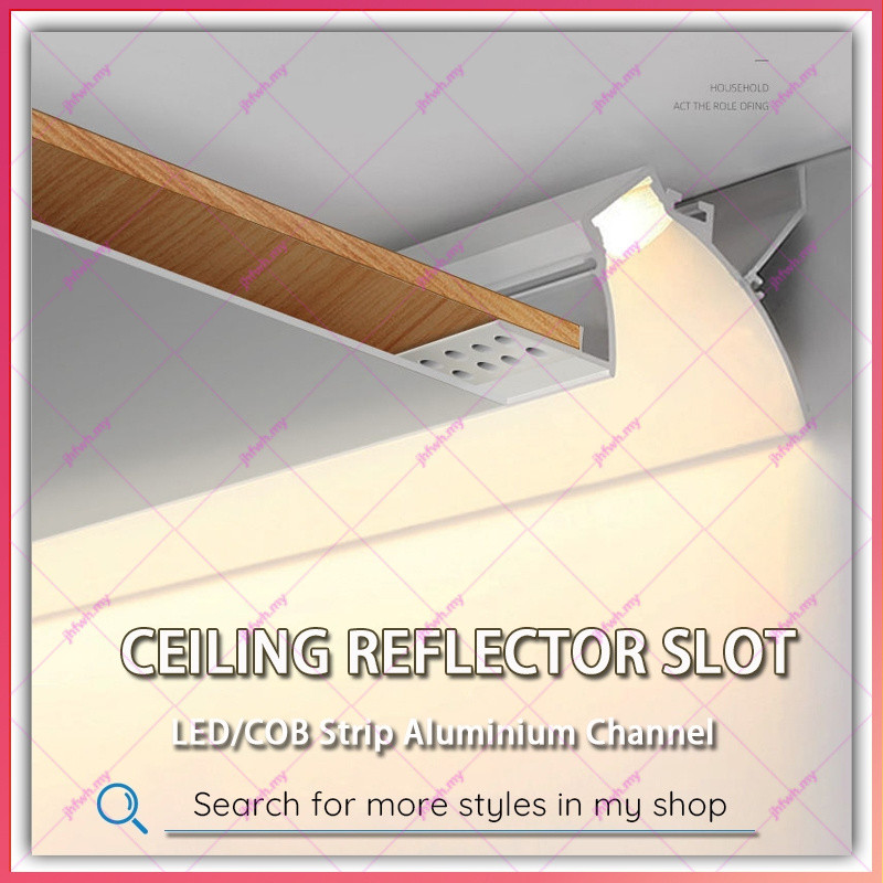 Ceiling Lighting Led Wall Lamp Slot Aluminum Strip Living Room Ceiling ...