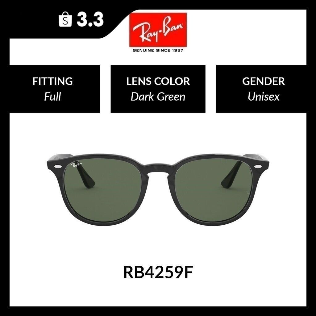 RAY-BAN - - RB4259F 601/71 INJECTED UNISEX SUNGLASS Full Fitting Unisex ...
