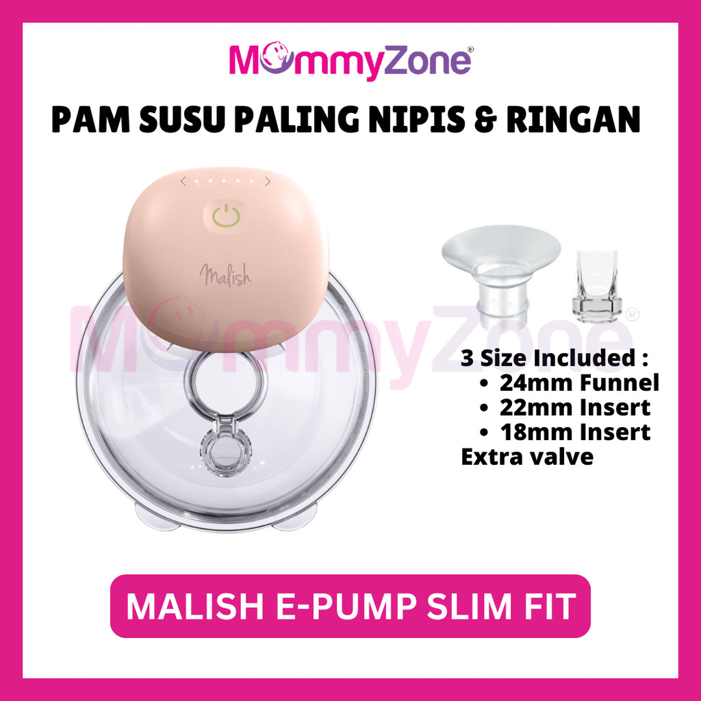 Malish - E-Pump Slim Fit Pam Susu Bebas Tangan / Tanpa Tiub ...