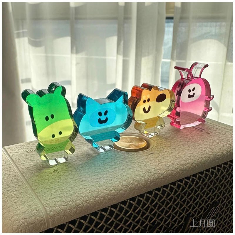 [Acrylic Desktop Window Sill Decoration Cartoon Animal Multicolored ...