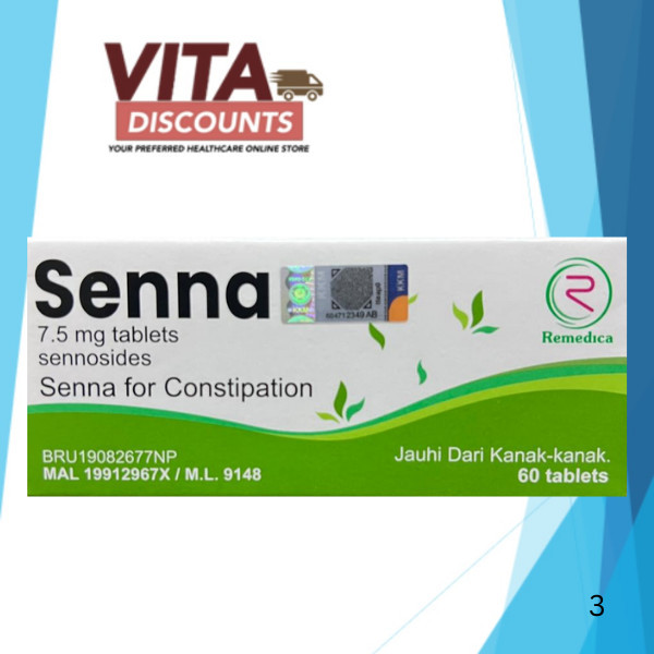 [NEW PACKAGING] REMEDICA SENNA 7.5MG TABS 60S EXP04/2030 | Shopee Malaysia