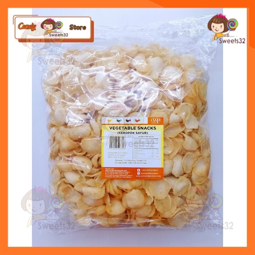 700gm CWP Vegetable Snack Vege Cracker 菜饼 Keropok Sayur Kerepek Sayur ...