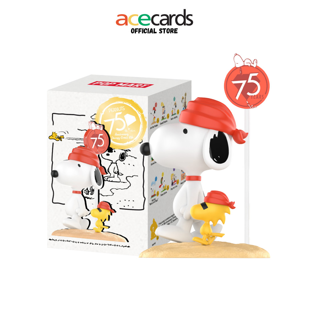 POPMART x Peanuts 75th Anniversary Snoopy Comic Life Series Figures ...