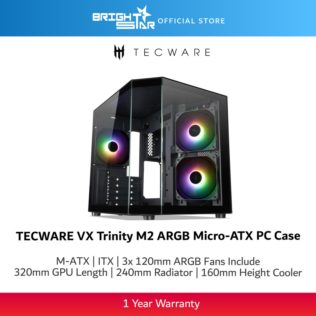 TECWARE VX Trinity M2 ARGB Micro-ATX PC Case | Shopee Malaysia