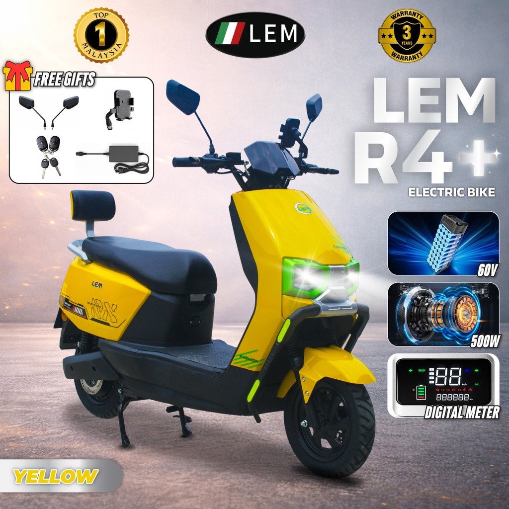 ★LEM★ NEW 2026!!!! E-VESPA ELEKTRIK BASIKAL/ELECTRIC SCOOTER /ELECTRIC ...