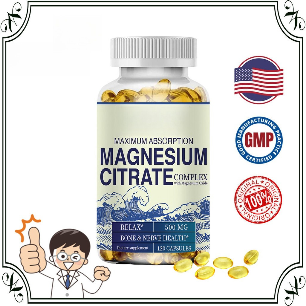 Magnesium Citrate Complex capsule Magnesium supplement for calm ...