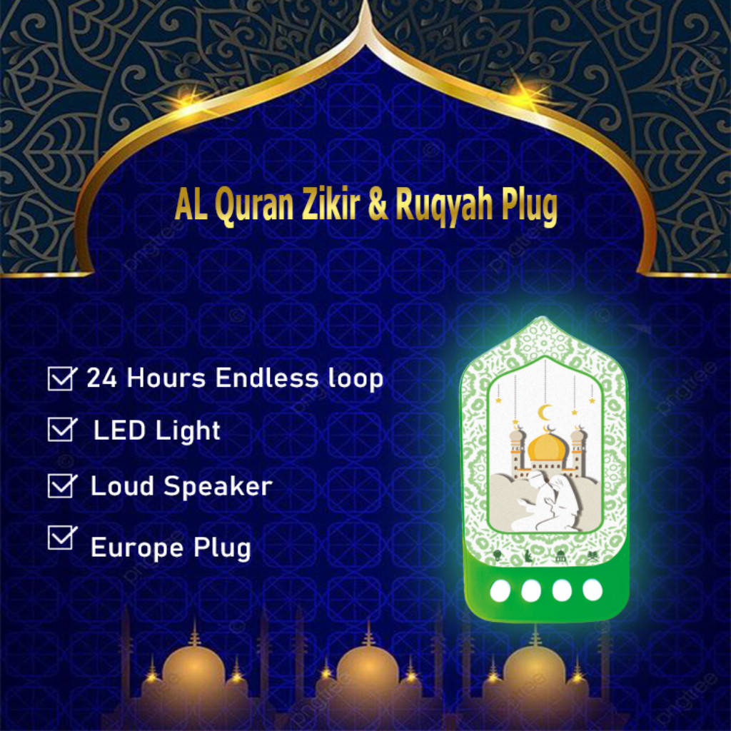 ZK Character Singing Machine Muslim Player Zikir Plug in 24 Hours Quran ...